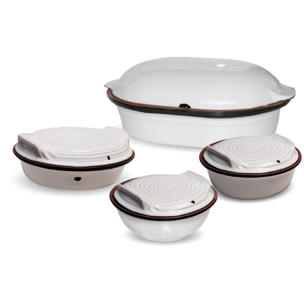 Something of Everything Set - Flat Lids - Argilla Pottery Online Shop
