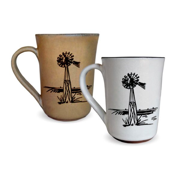 Elegant Coffee Mug - Sandstorm & Country Style | Argilla Pottery