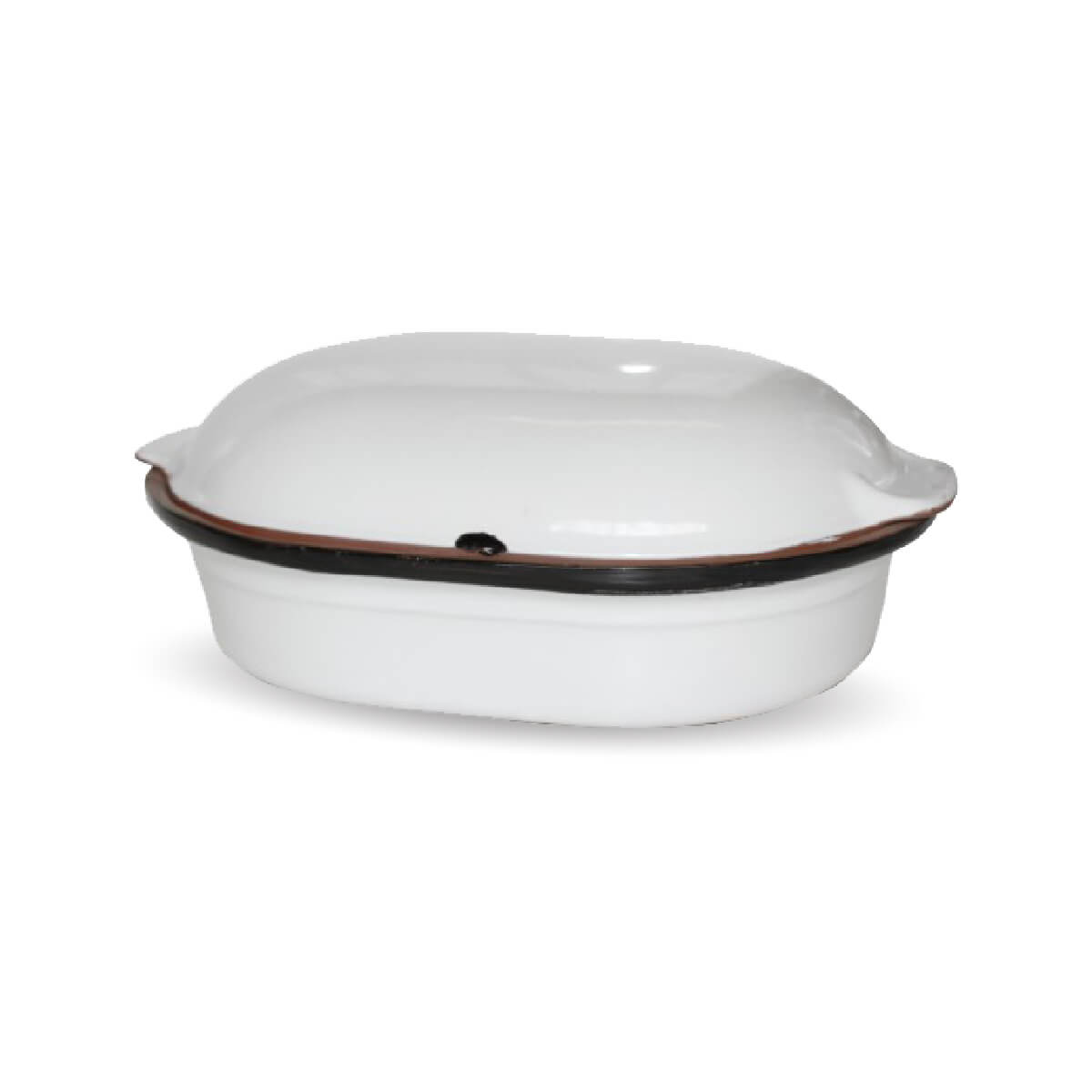 Versatile Large Oval Roaster - Country Style & Sandstorm | Argilla Pottery