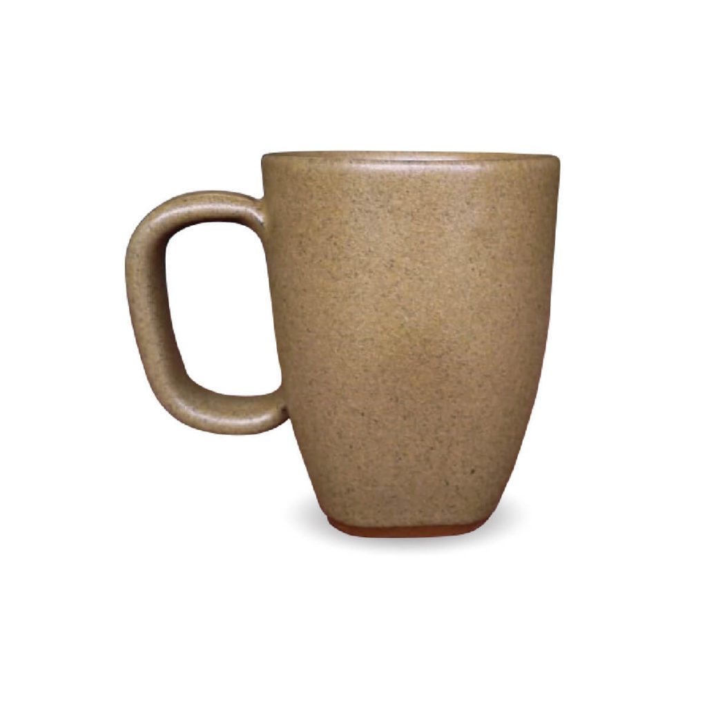 Modern Square Mug - Sandstorm & Country Style | Argilla Pottery