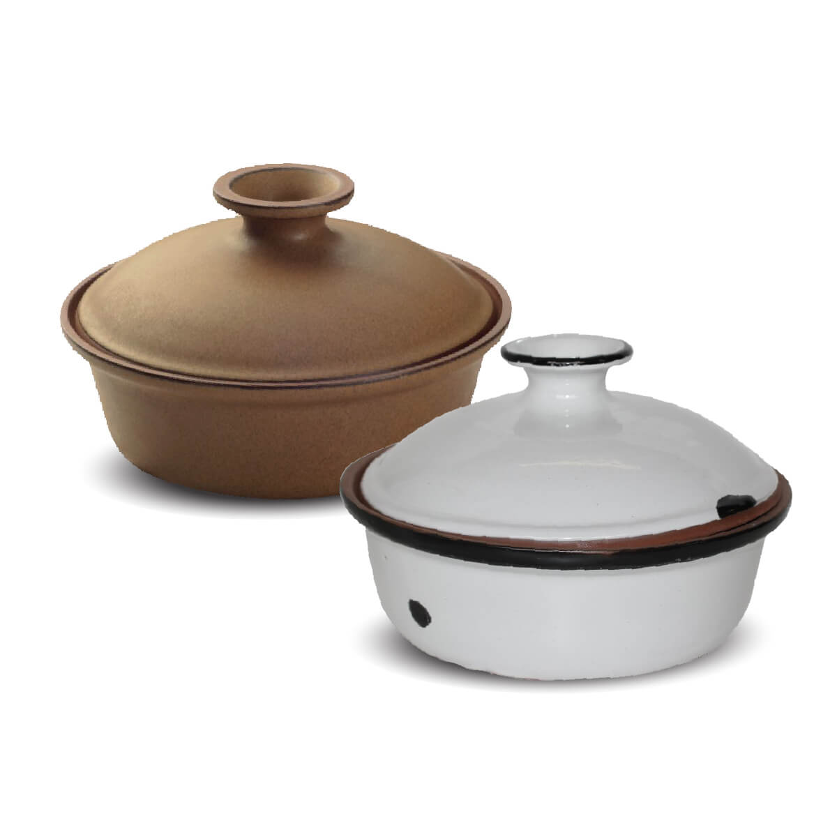 Rustic Small Classic Roaster - Sandstorm & Country Style | Argilla Pottery