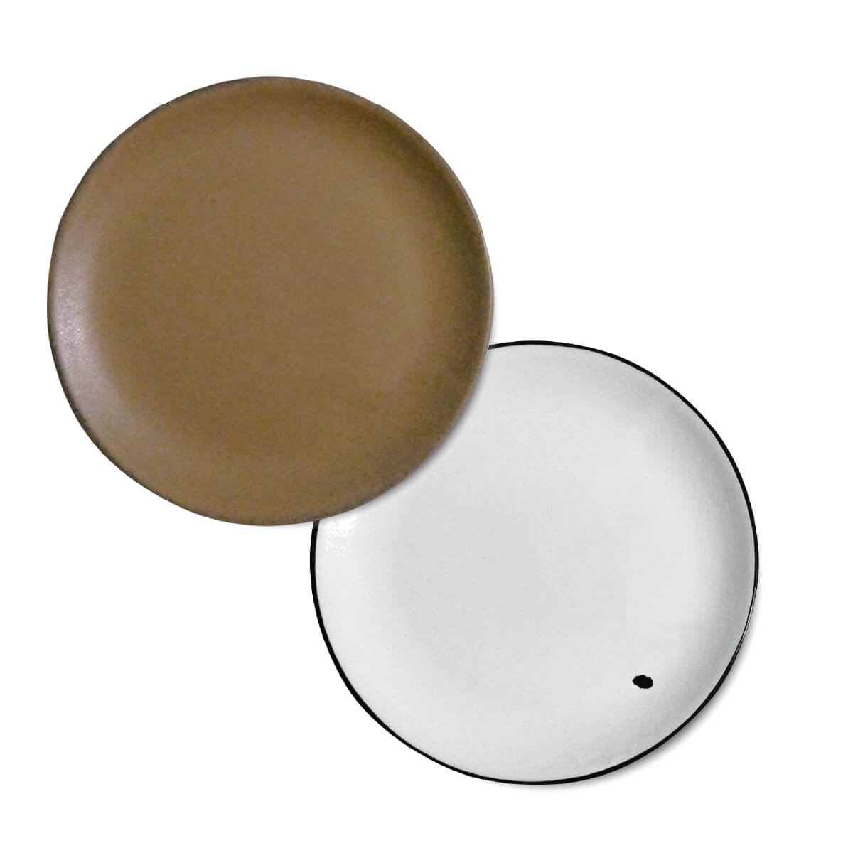 Large Round Plates - Sandstorm & Country Style | Argilla Pottery