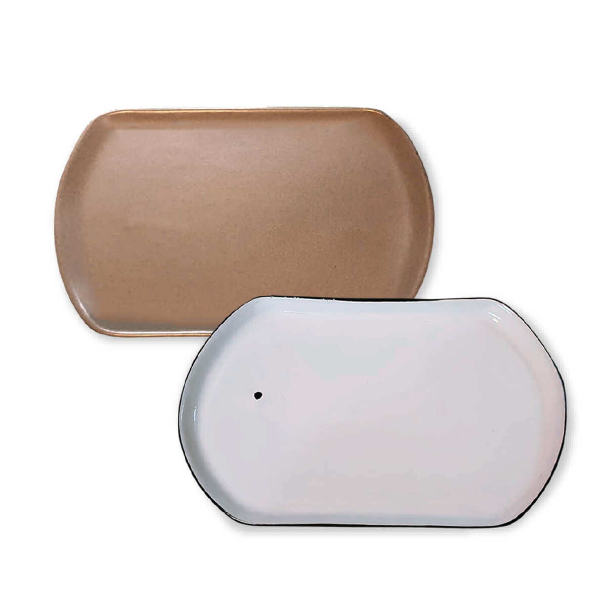 Small Steak Plate - Country Style & Sandstorm | Argilla Pottery