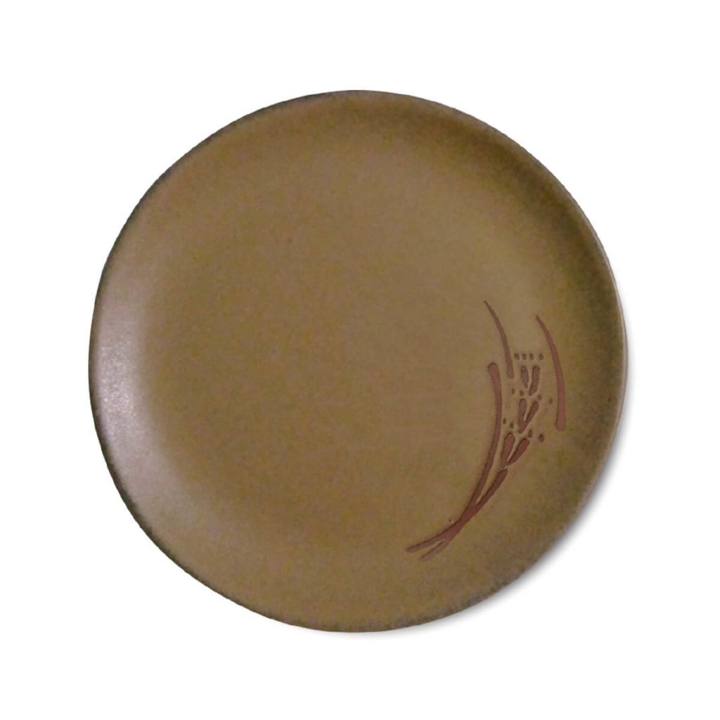 Practical Standard Round Plate - Same Colours & Motifs | Argilla Pottery