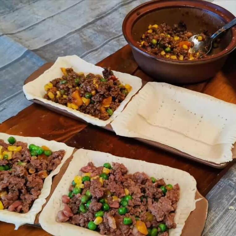 Small Server Divider - Two Compartment Serving Bowl | Argilla Pottery