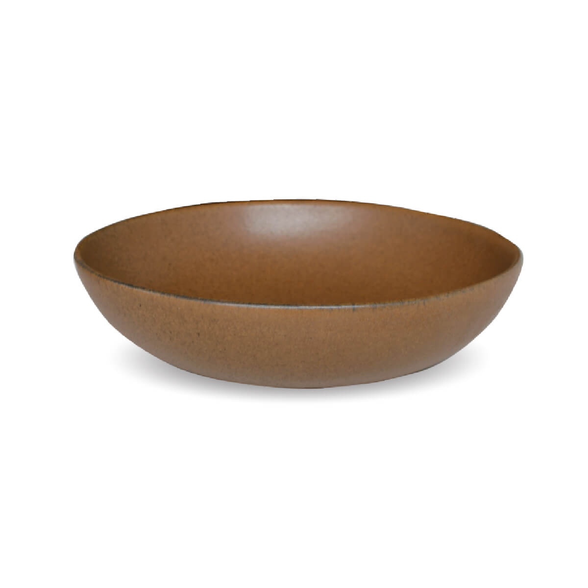 Handcrafted Round Salad Bowl - Sandstorm & Country Style | Argilla Pottery