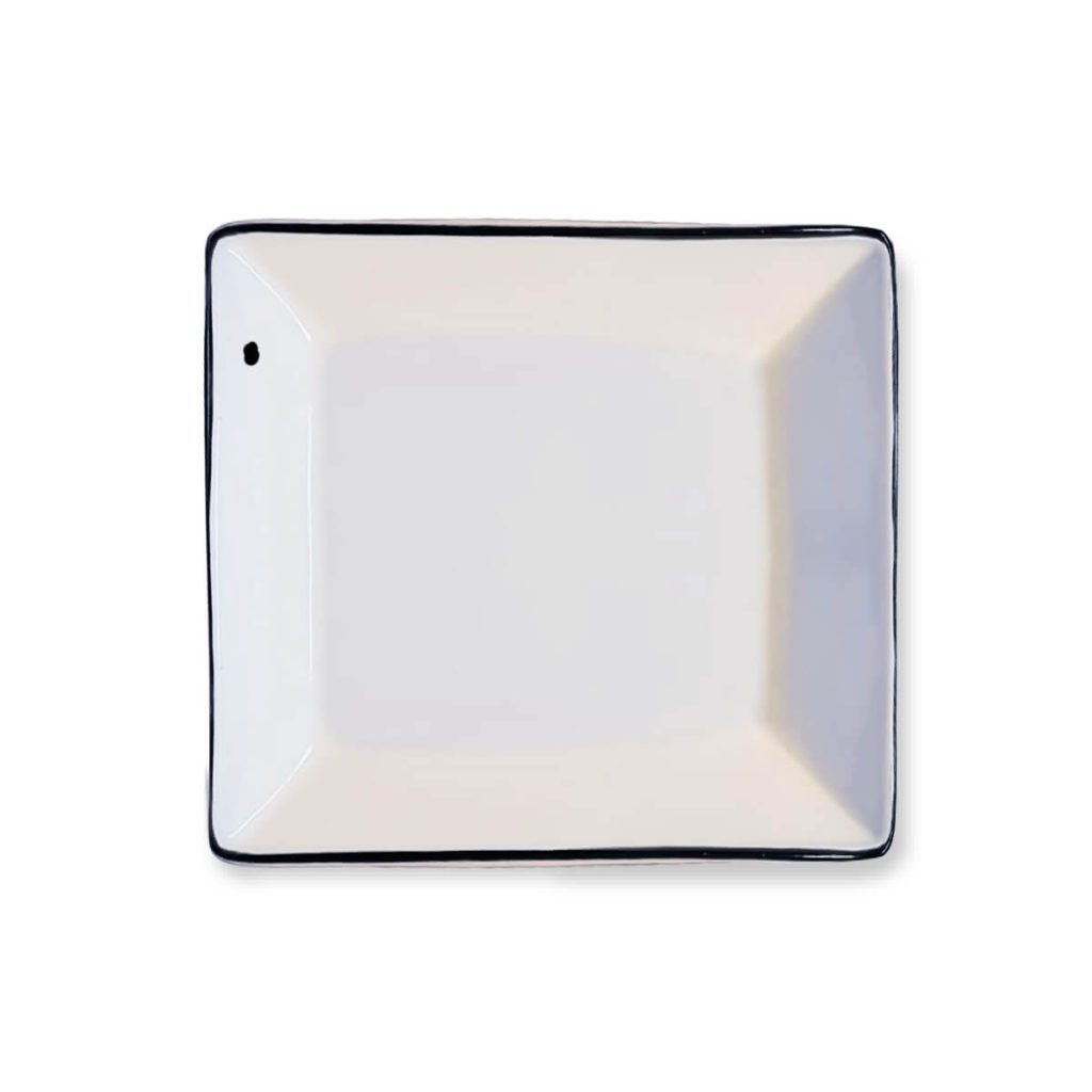 Small Square Plate - Sandstorm & Country Style | Argilla Pottery
