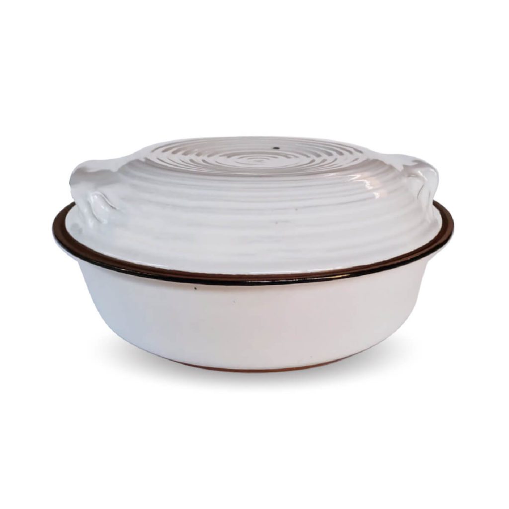 Rustic Large Classic Roaster - Sandstorm & Country Style | Argilla Pottery