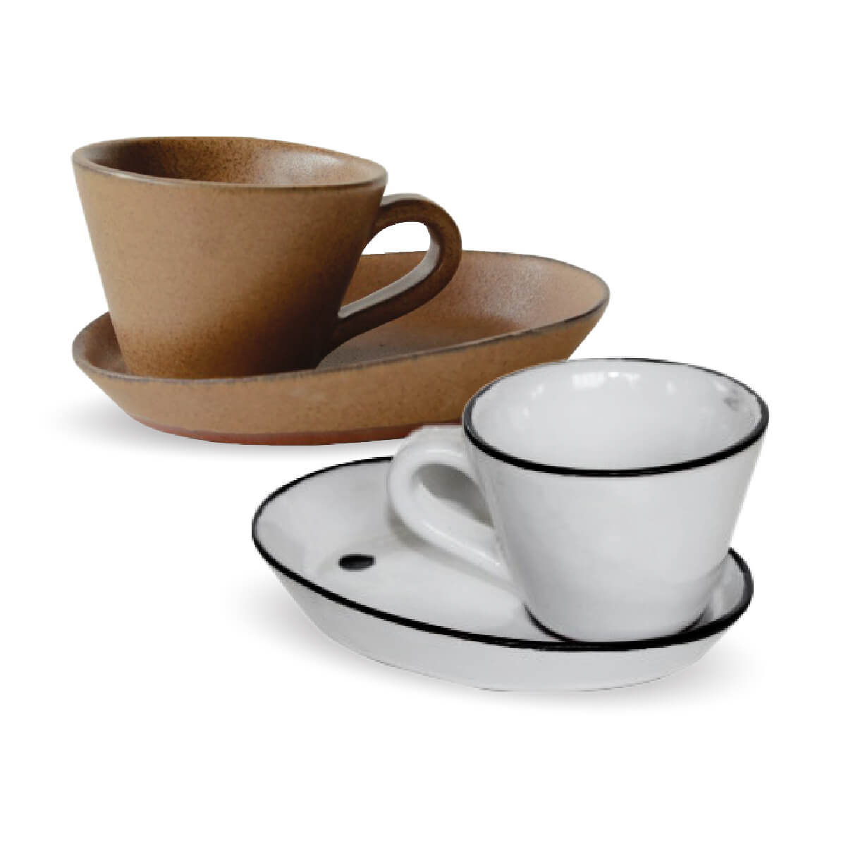 Rustic Espresso Cup - Sandstorm & Country Style | Argilla Pottery