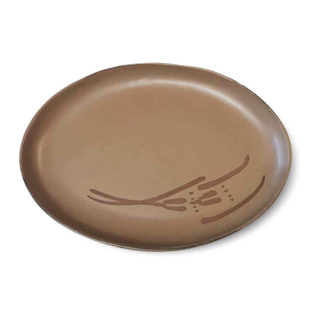 Large Oval Blate - Sandstorm & Country Style | Argilla Pottery