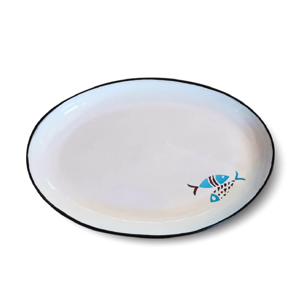 Small Oval Blates - Sandstorm & Country Style | Argilla Pottery