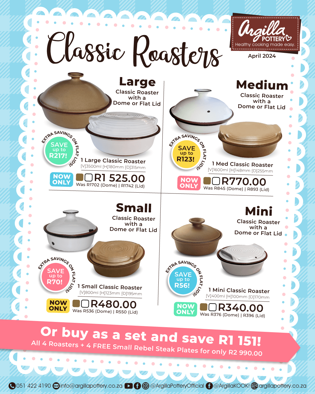 Specials - Argilla Pottery Online Shop