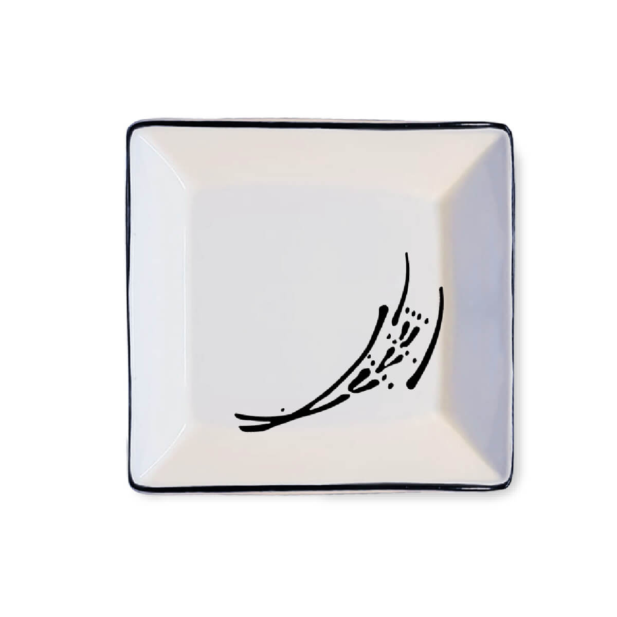 Square Plate Design Ideas MR.DIY) Flat Plate Paisley Design (9.5 Inch)
