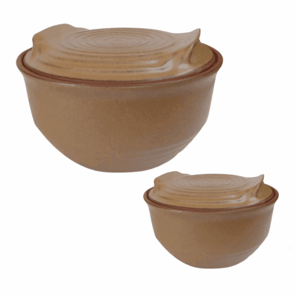Deep Gourmet Roaster-Flat Lids - Argilla Pottery Online Shop